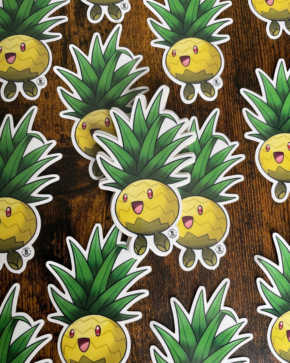 Alolan Pine Oddish Sticker – Jimmy Sparrow