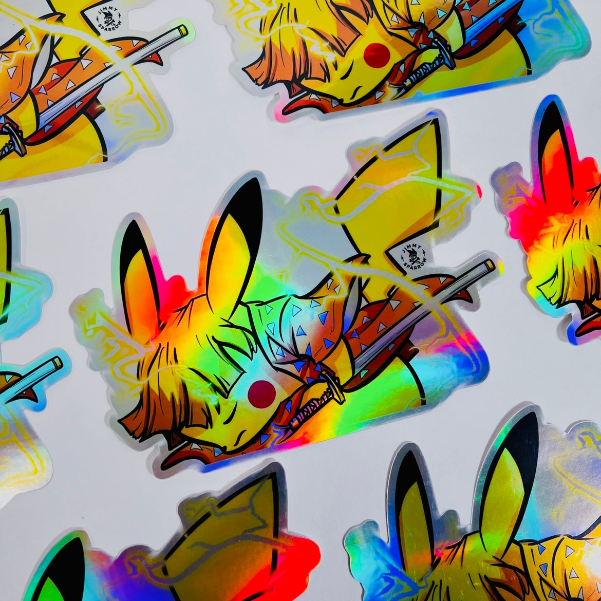 6" Holographic Zenichu Peeker Sticker – Jimmy Sparrow